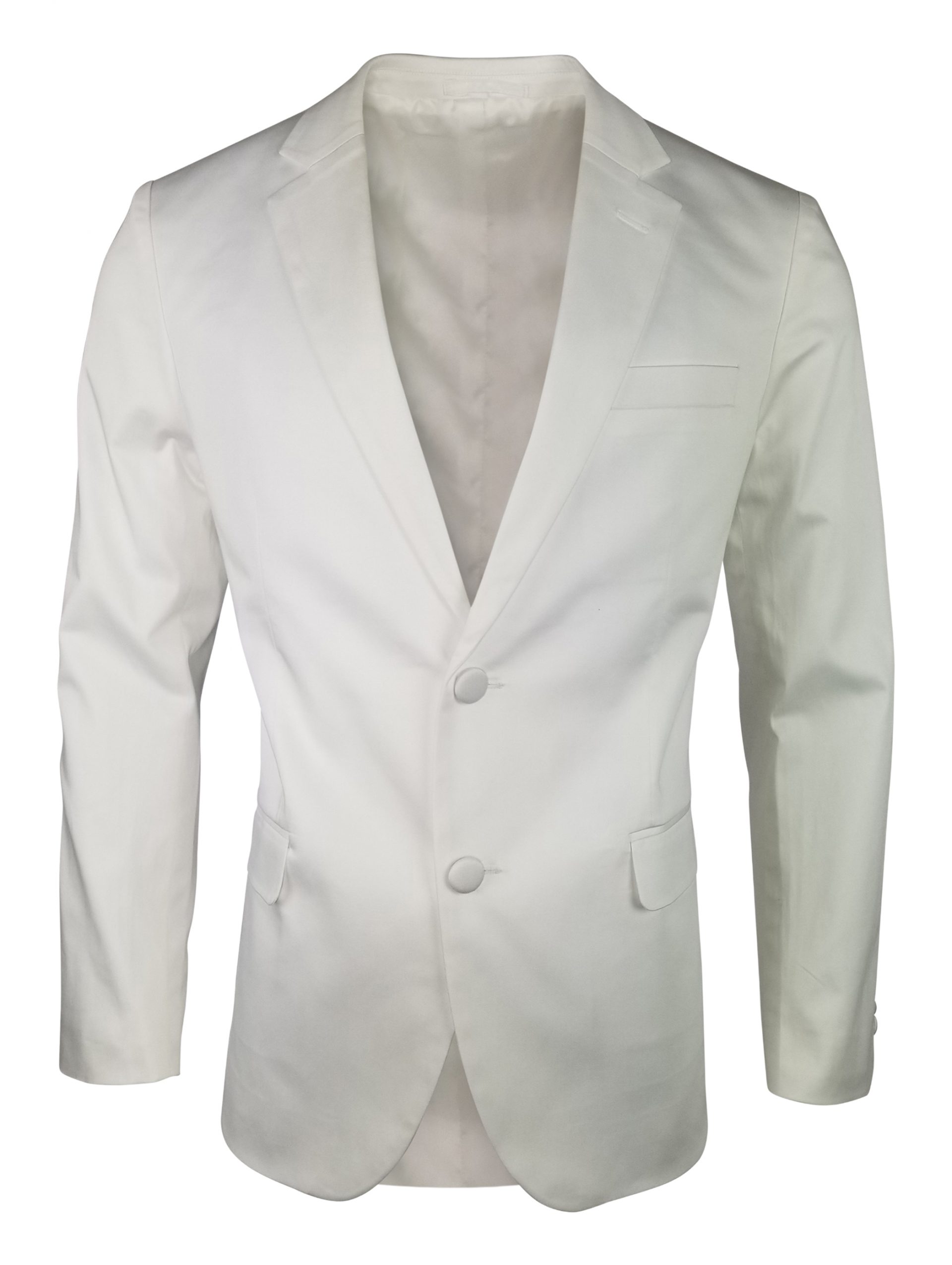 Men's Cotton Jacket - White - Uniform Edit