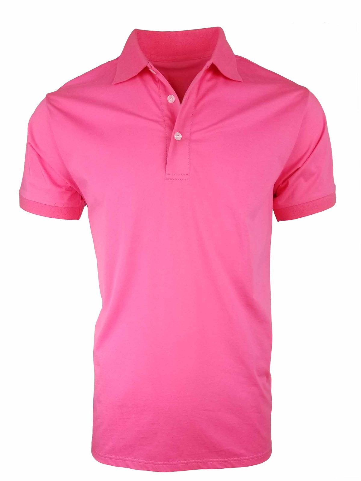 Men's All Occasion Mercerized Polo - Fuchsia - Uniform Edit