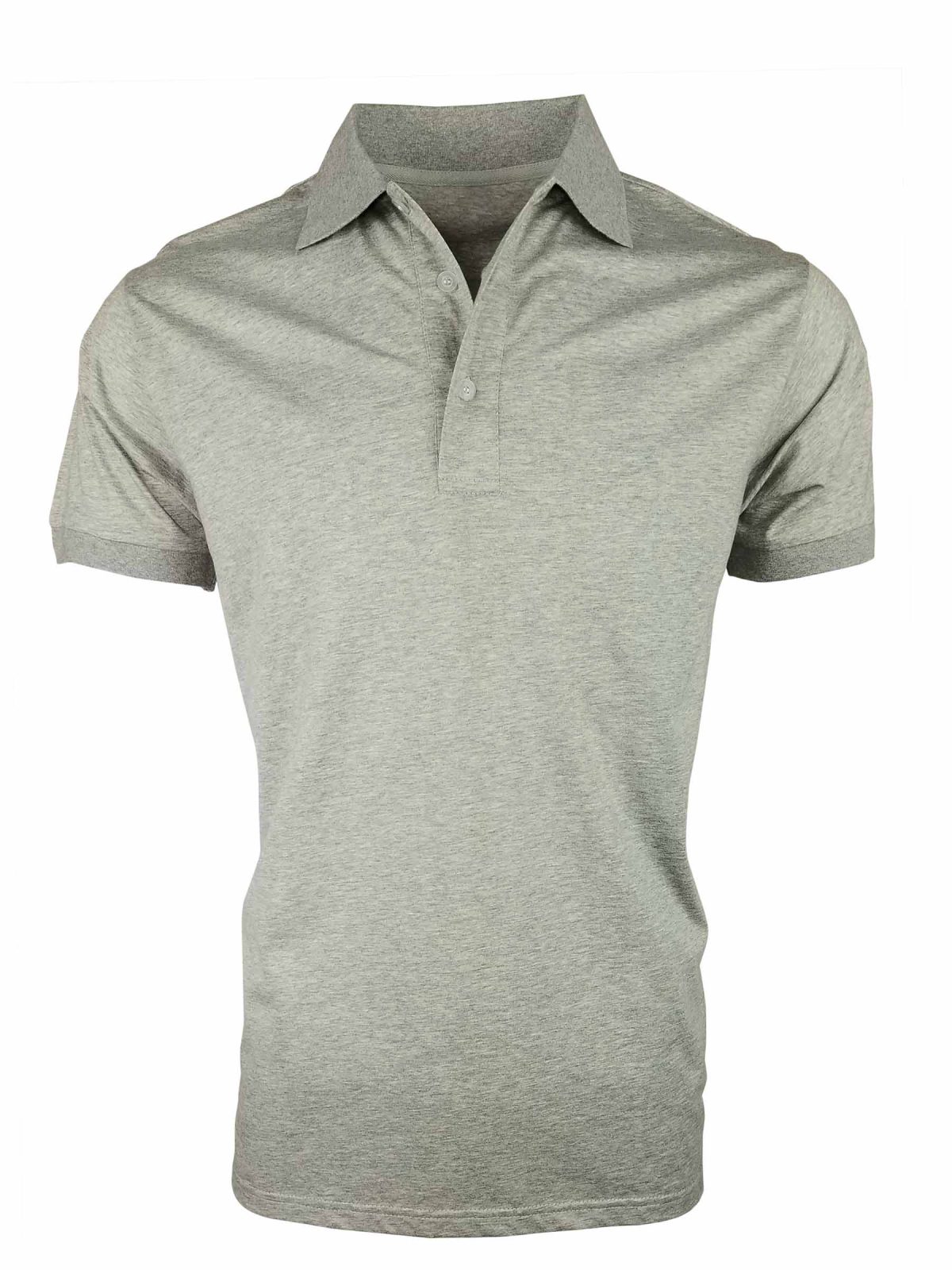 Men's All Occasion Mercerized Polo - Grey - Uniform Edit