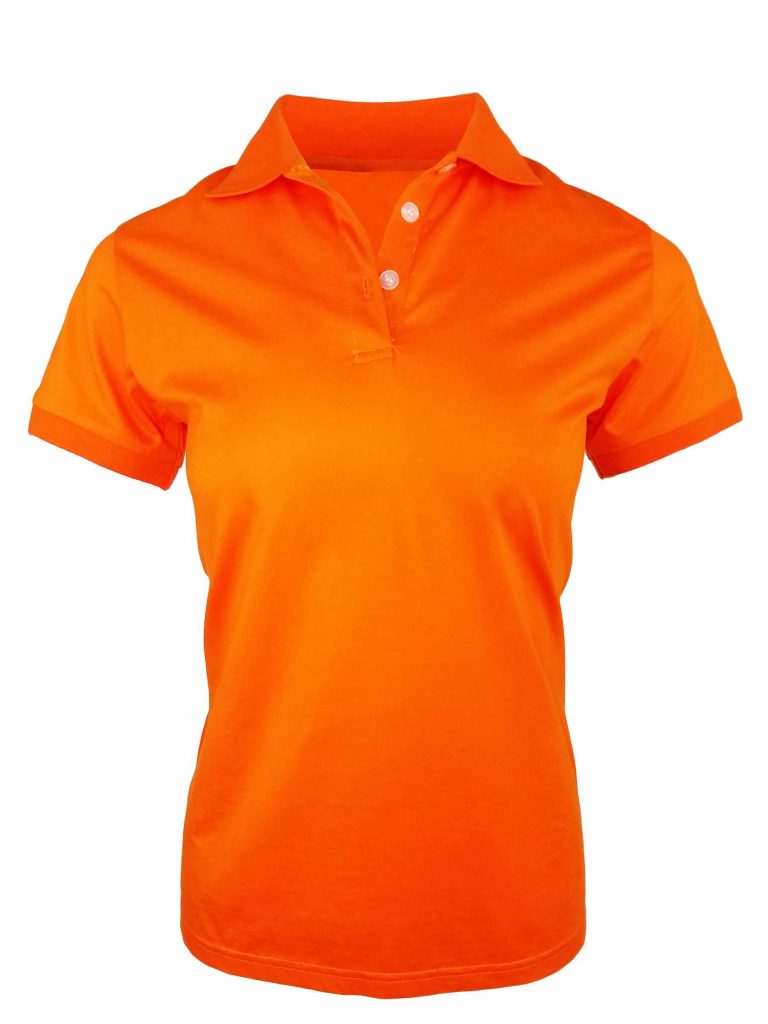Women's All Occasion Mercerized Polo - Orange - Uniform Edit