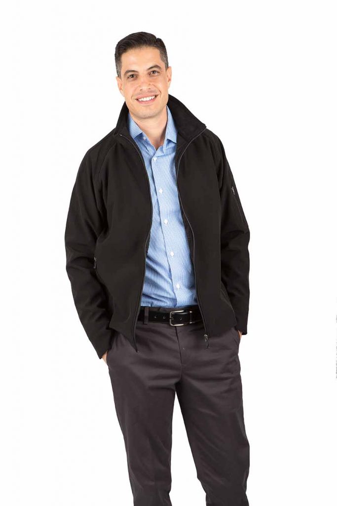 Men's Wool Blend Casual Jacket -Black - Uniform Edit