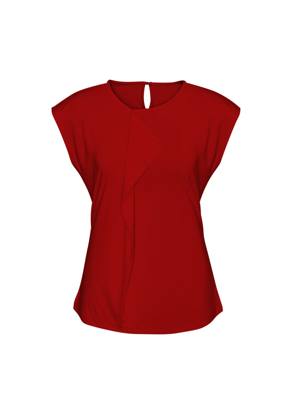 Women Red Top | Sleeveless Work Tops | Women's Work Blouse | Mia Top ...