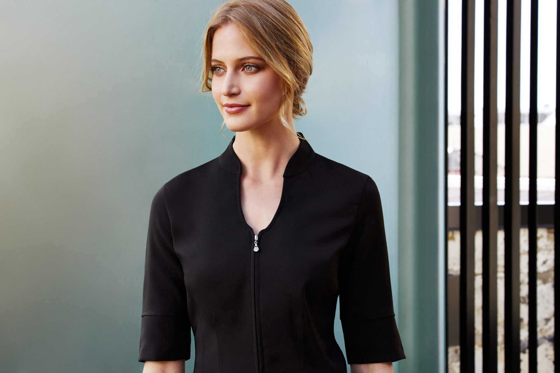 Beauty Tunic| Ladies Bliss Tunic | Bliss Tunic Black – The Uniform Edit