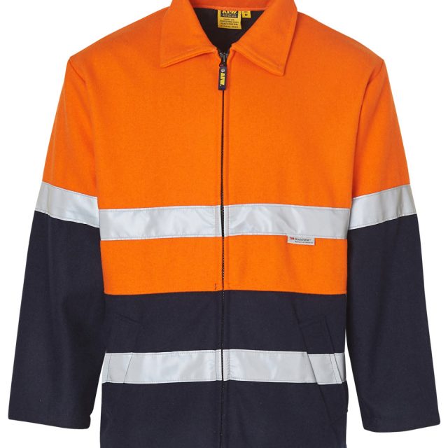 Orange Work Jacket | Hi Vis Insulated Vest | Safety Jackets | Mens Hi ...