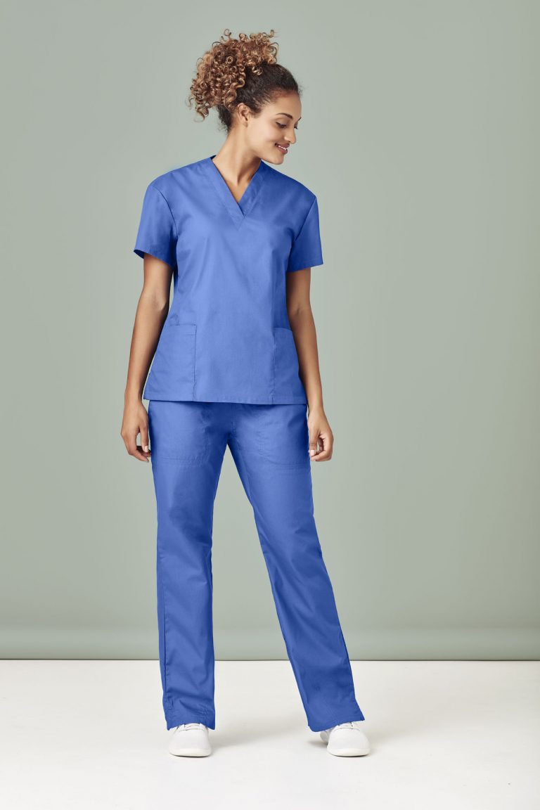 Royal Blue Scrubs Womens | Scrub Tops Australia | Ladies Classic Scrub ...