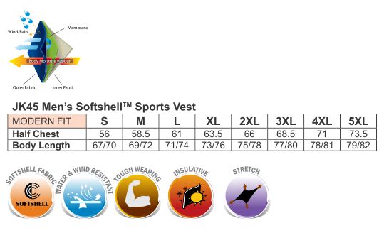 Men's and Women's Rosewall Soft Shell Vest - Black and Red - Uniform Edit