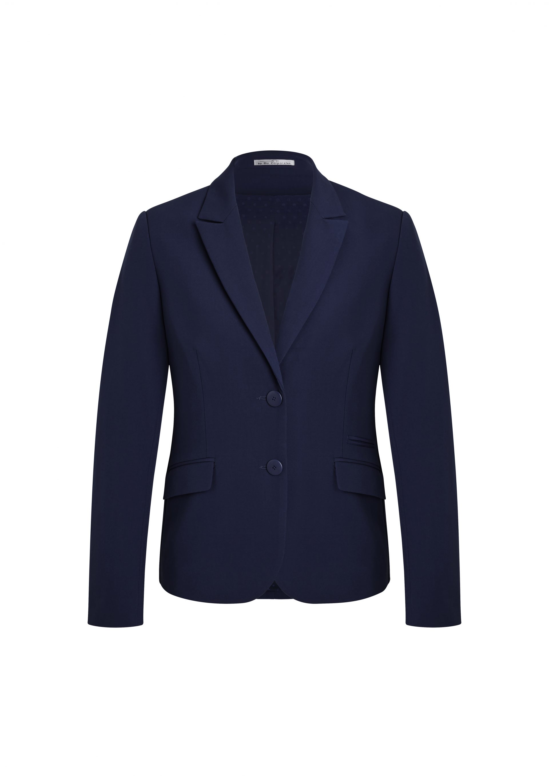 Women's Siena Suiting Mid-Length Jacket - Marine Two Button - Uniform Edit