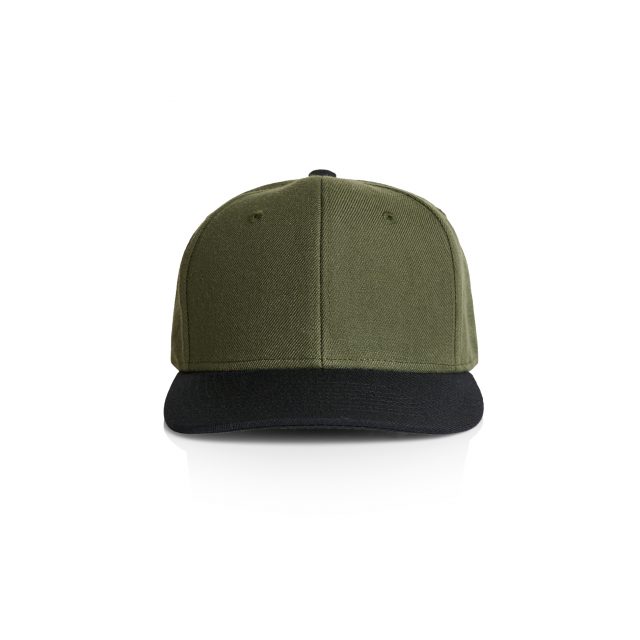 AS Colour Frack Snapback Cap - Army Black - Uniform Edit