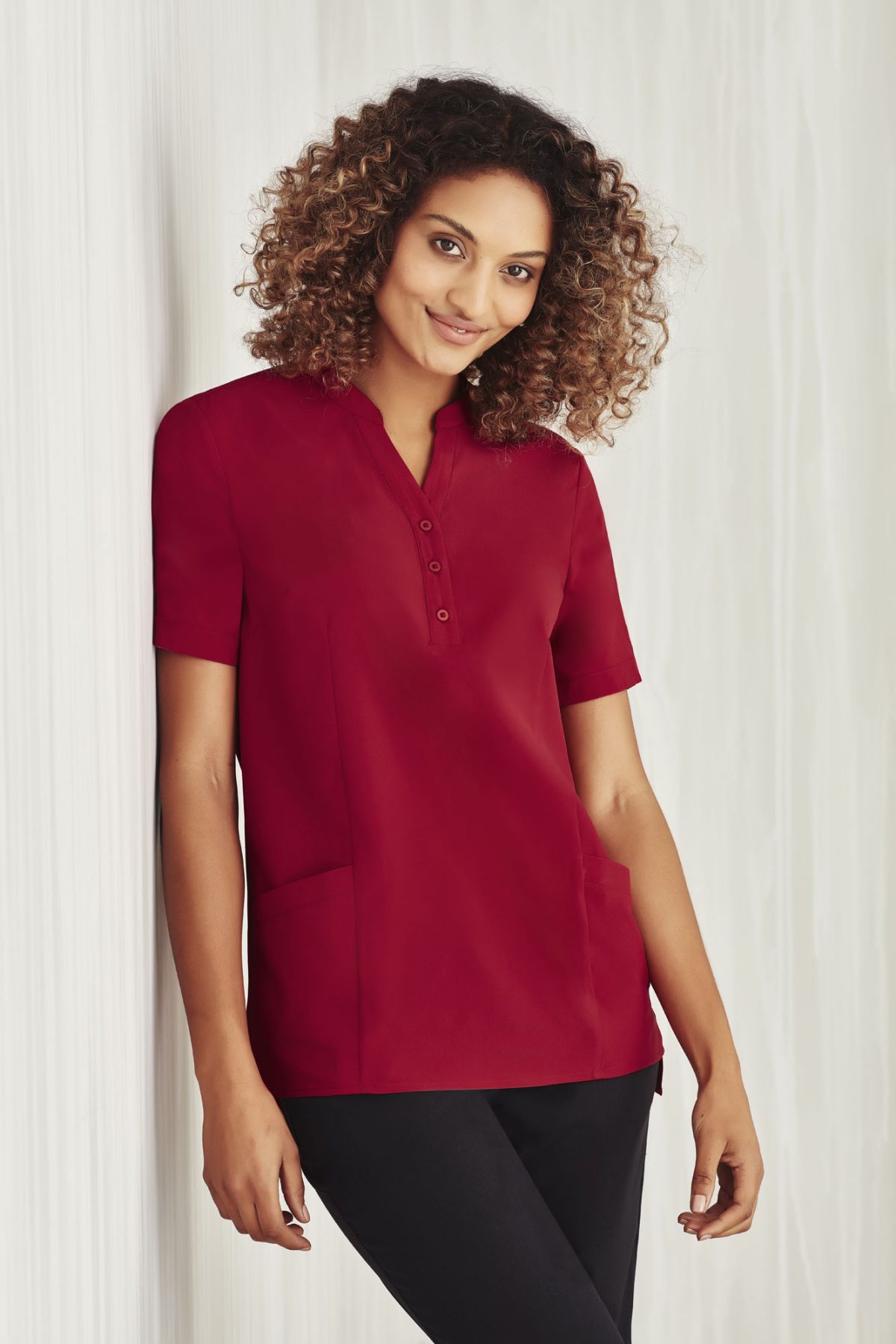 Florence Tunic - Cherry- The Uniform Edit