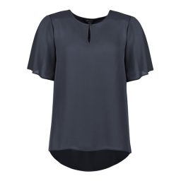 Vienna Short Sleeve Blouse - Storm Blue - Uniform Edit