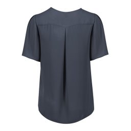 Vienna Short Sleeve Blouse - Storm Blue - Uniform Edit