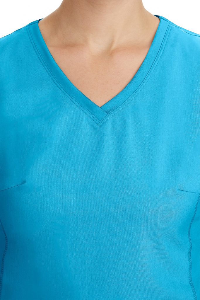Ladies Juliet Scrub Top by Purple Label - Turquoise - Uniform Edit
