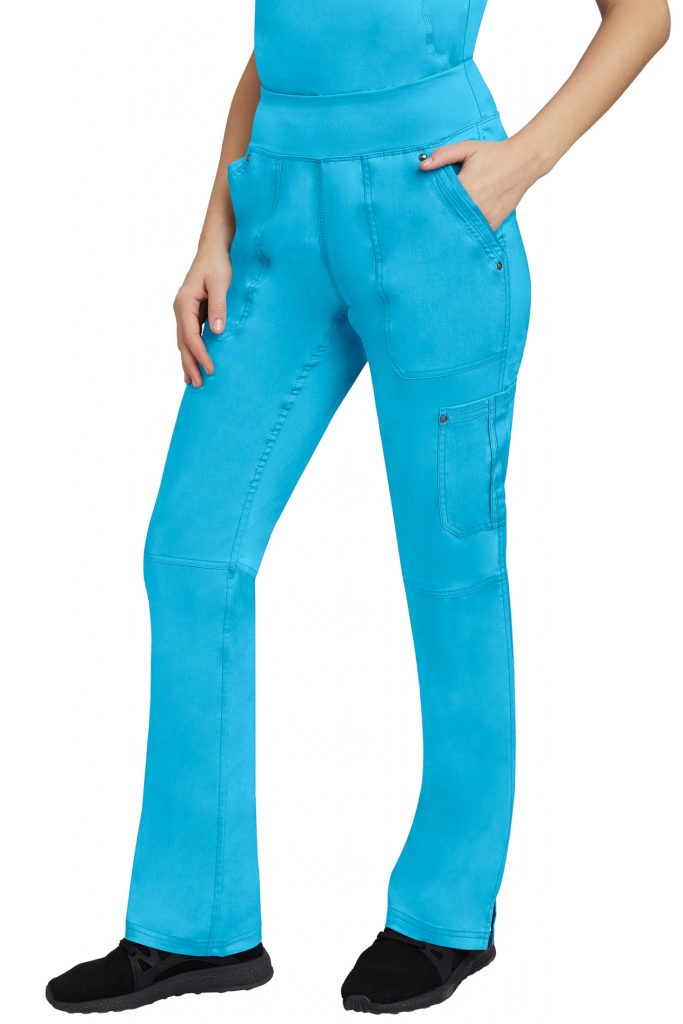 Ladies Tori Scrub Pants by Purple Label - Turquoise - Uniform Edit