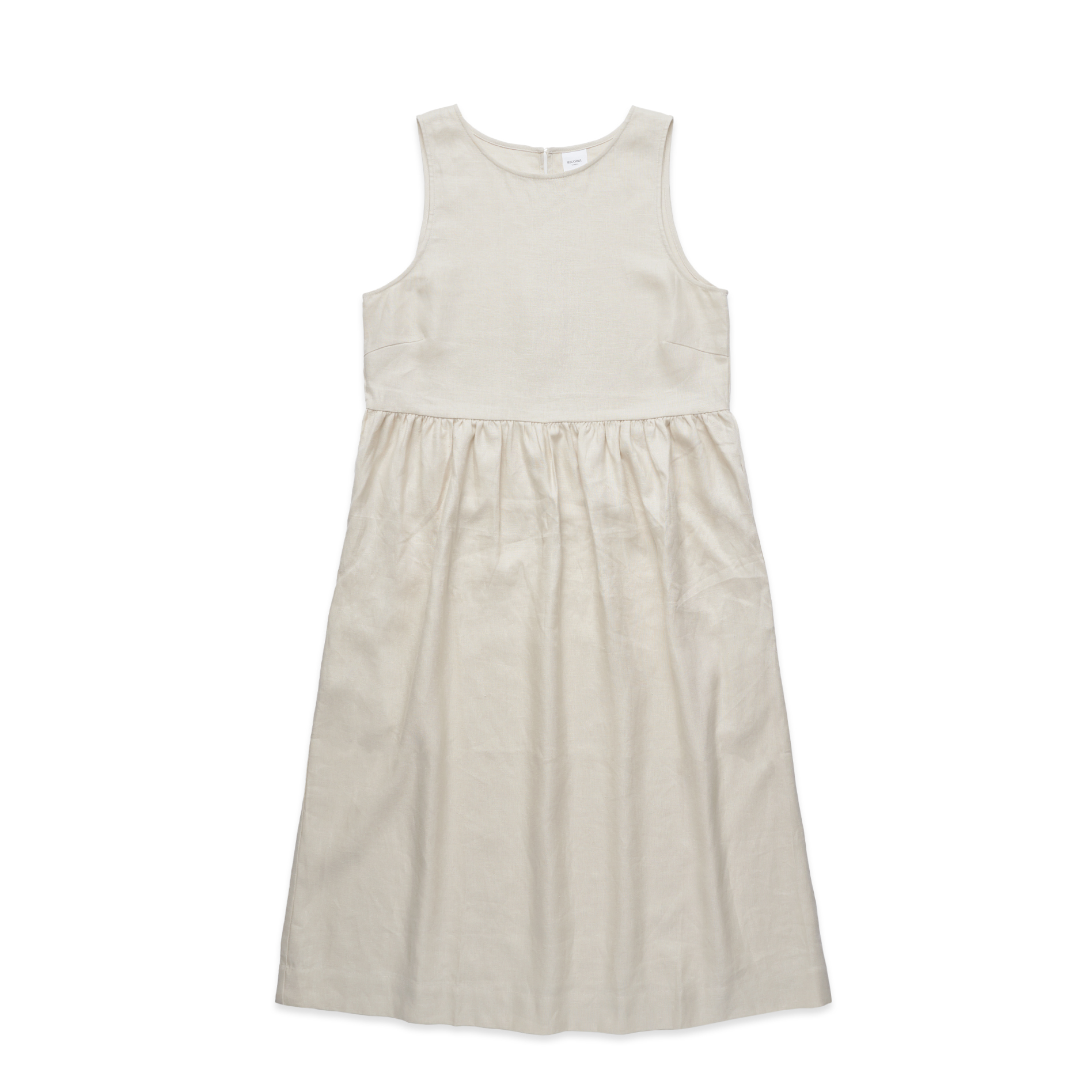 Women's AS Colour Linen Dress - Natural - Uniform Edit