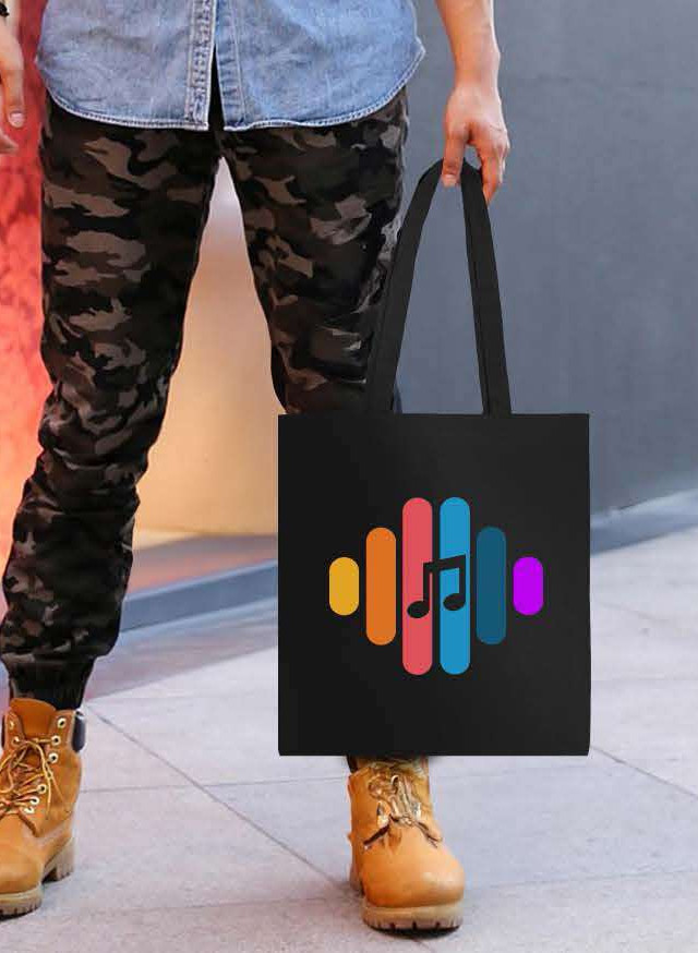 Womens Manly Coloured Tote Bag with Bottom Gusset White - Uniform Edit